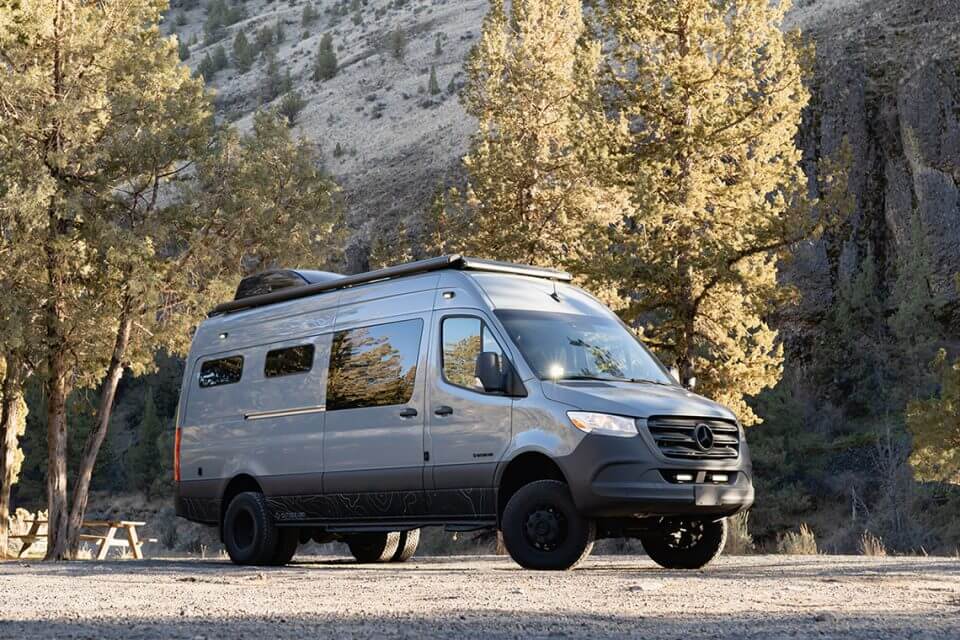 Stingray | Custom Built Fishing Van | Outside Van