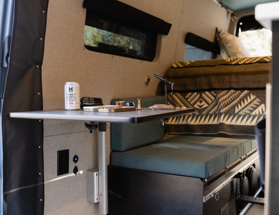 Stingray | Custom Built Fishing Van | Outside Van