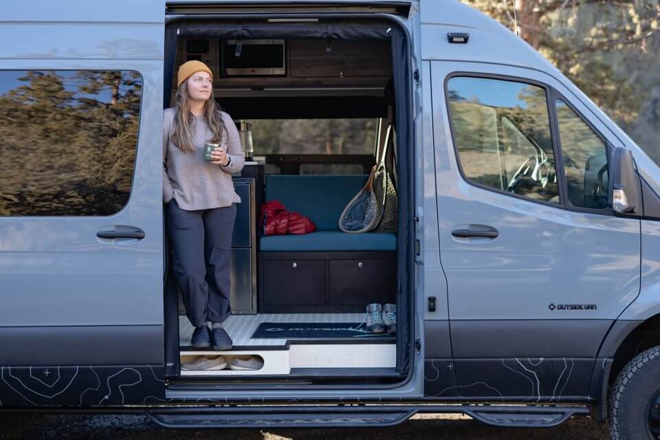 Stingray | Custom Built Fishing Van | Outside Van