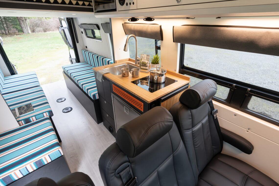 Custom Mobile Office Sprinters | Outside Van