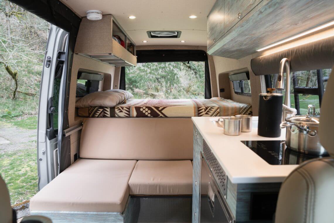 Custom Sprinter Van Gallery | Outside Van