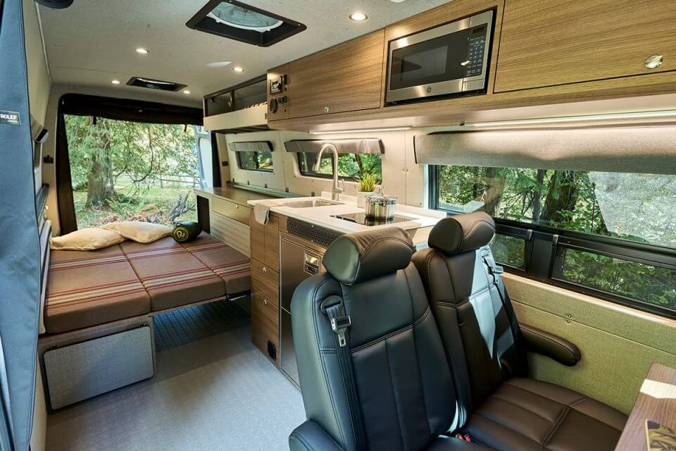 Custom Mobile Office Sprinters | Outside Van