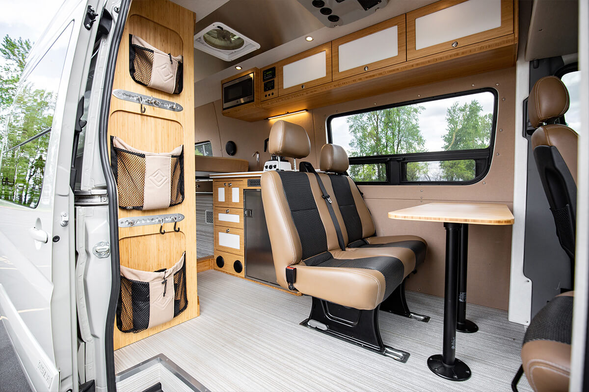 Custom Mobile Office Sprinters | Outside Van