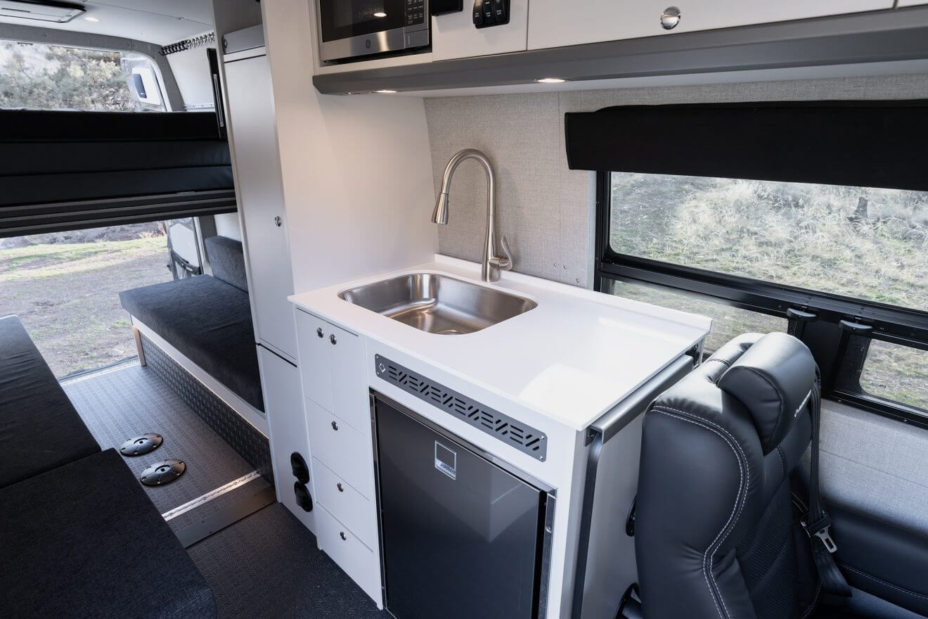 Custom Sprinter Van Gallery | Outside Van