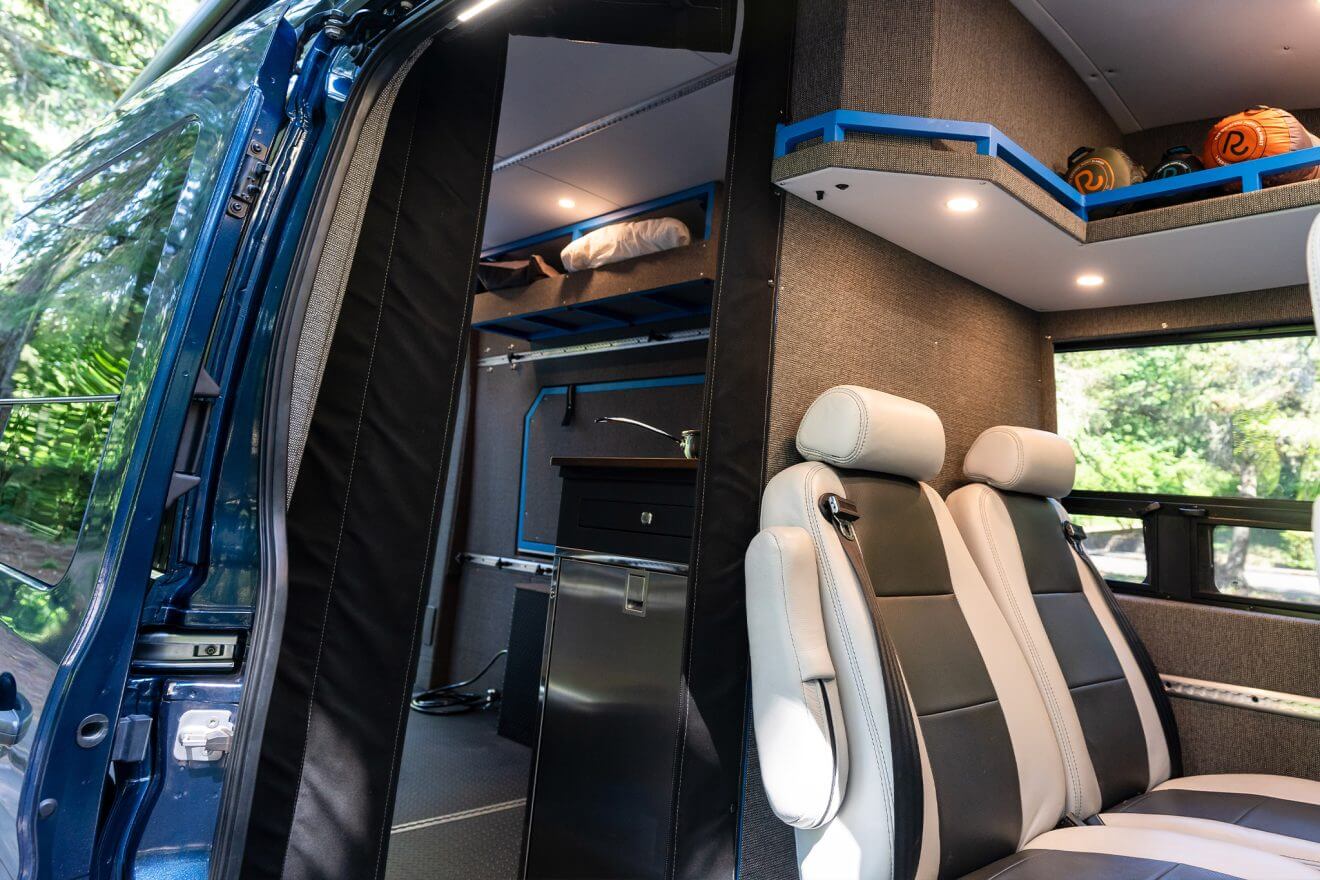 Custom Vans Built For Motorsports | Outside Van