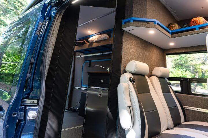 Custom Vans Built For Motorsports | Outside Van