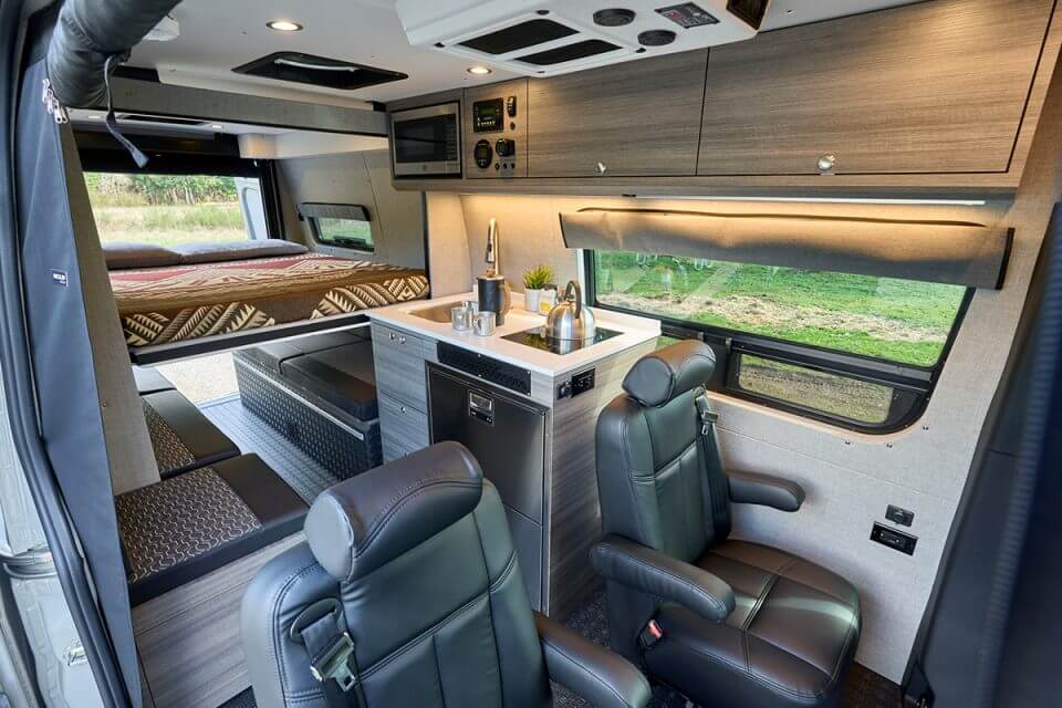 Custom Mobile Office Sprinters | Outside Van