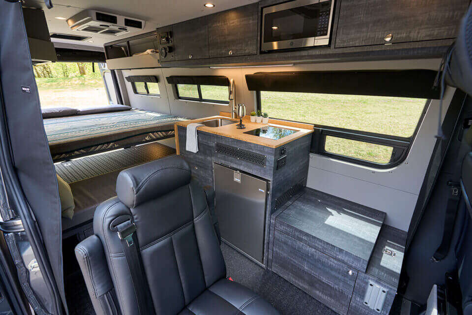 Custom Mobile Office Sprinters | Outside Van