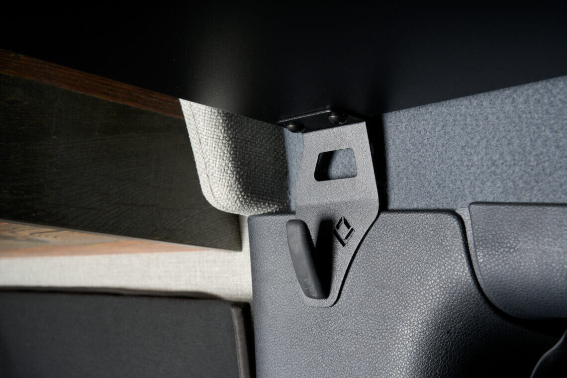 The Top Shelf Headliner / Ovehead Cab Shelf for the Sprinter| Outside Van