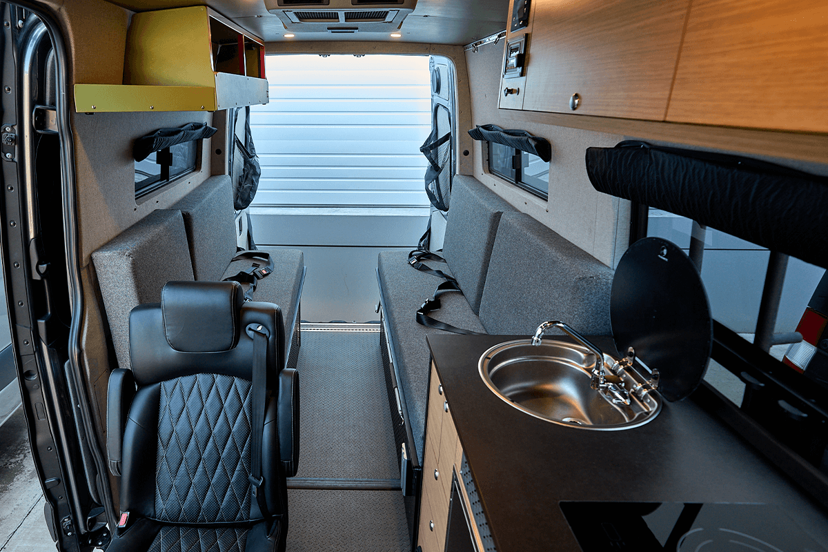 Custom Sprinter Van Gallery | Outside Van