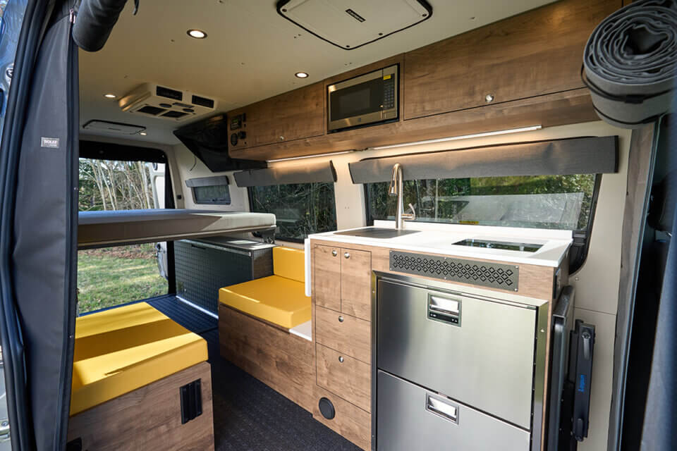 Custom Sprinter Van Gallery | Outside Van